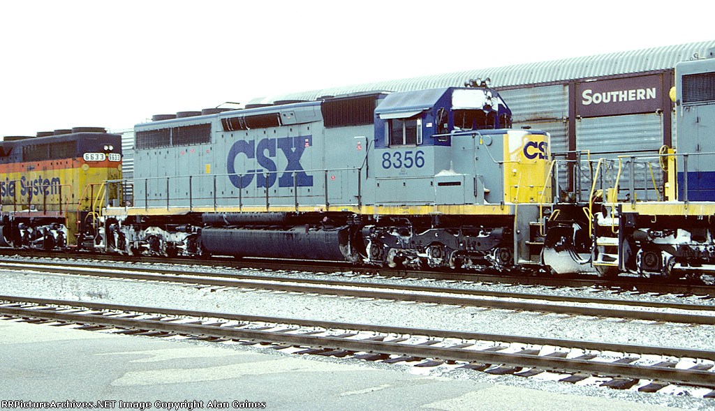 CSX SD-40M-2 8356